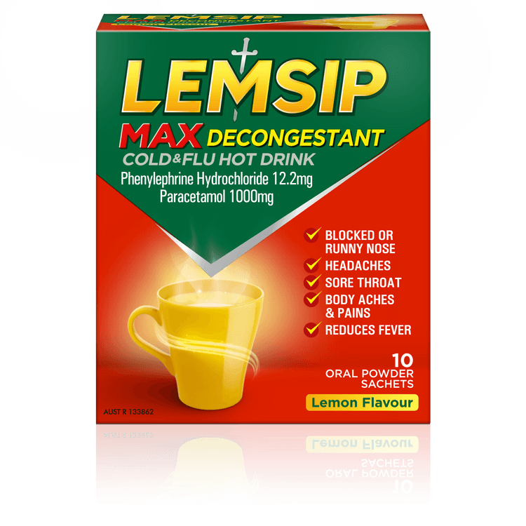 Lemsip Max All in One Cold & Flu Lemon Oral Solution 10s | Lemsip ...