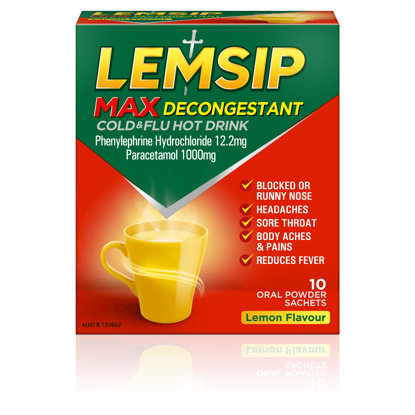 Lemsip Max All in One Cold & Flu Lemon Oral Solution 10s | Lemsip ...