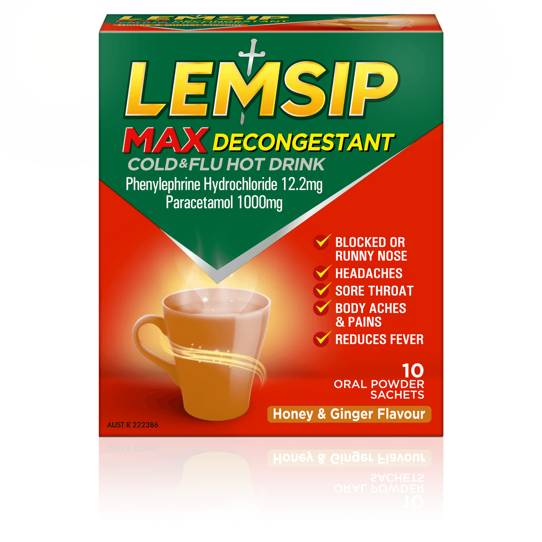 Lemsip Max Lemon Hot Drink 10s | Lemsip Australia | Lemsip Australia
