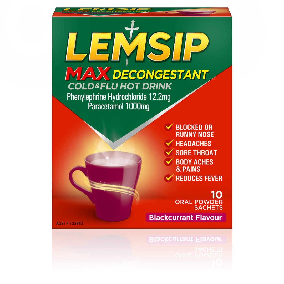 Lemsip Max Lemon Hot Drink 10s | Lemsip Australia | Lemsip Australia