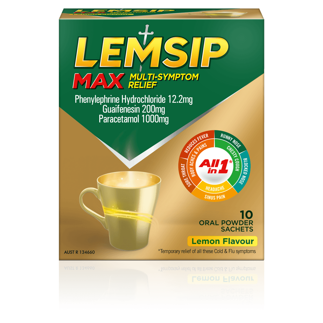 Lemsip Max Lemon Hot Drink 10s | Lemsip Australia | Lemsip Australia